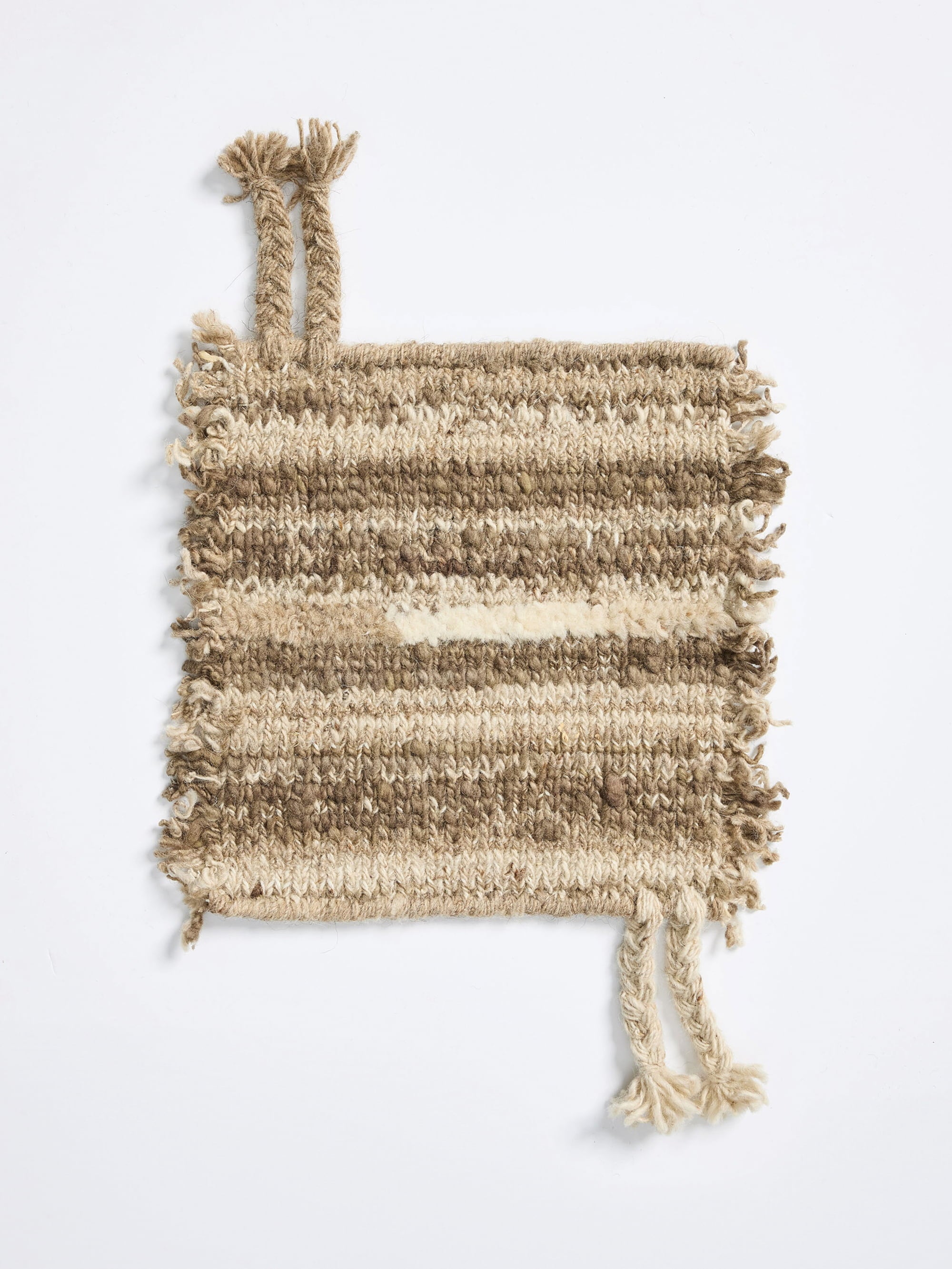 Inca Olive Brown Rug Sample Swatch | Tribe Home