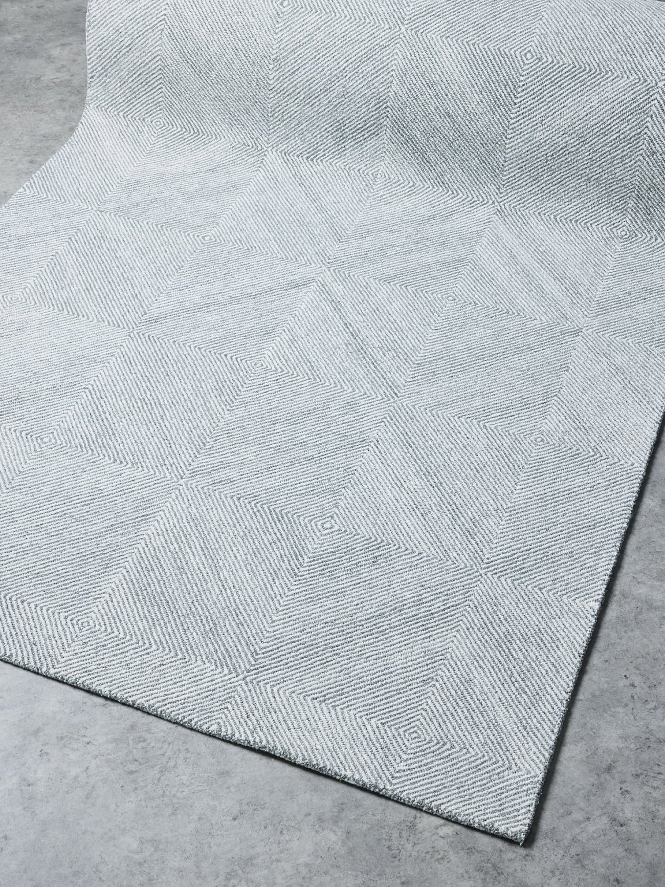 Kenya Silver Cloud Rug | Textured Designer Rugs by Tribe Home